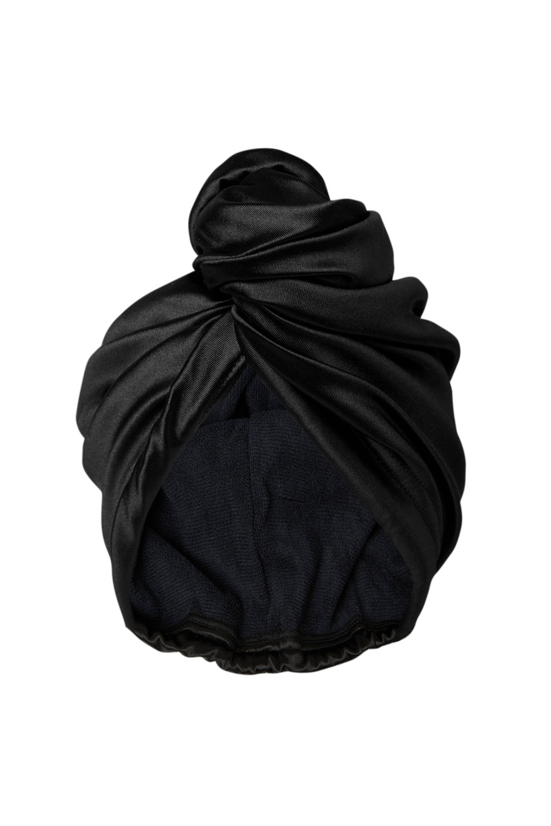 Midnight Onyx Quick Dry Hair Wrap | MUAVES